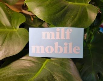 Milf Mobile Bumper Sticker - Etsy