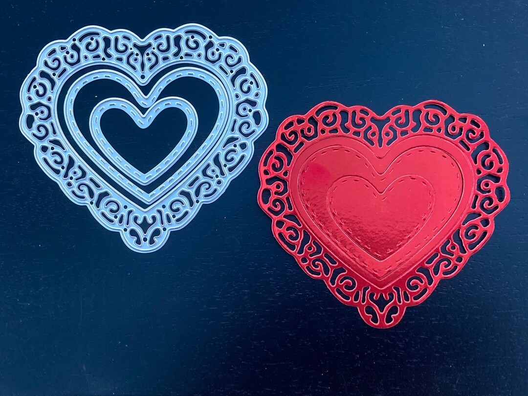 NEW Craft-house ‘lace N Snitch Hearts’ Valentines Cutting Dies - Set of ...