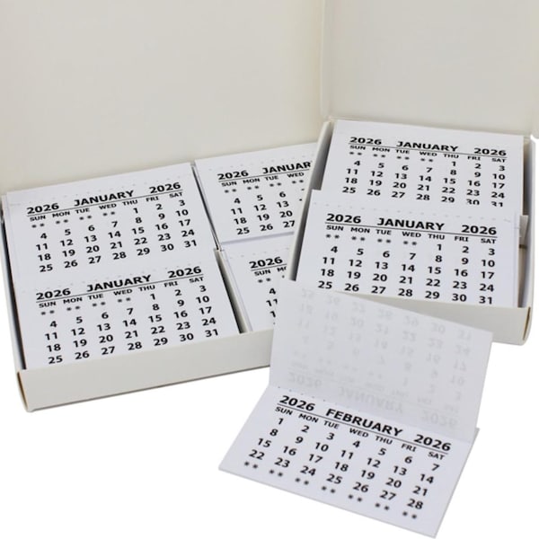 Tear Away Calendar - Etsy