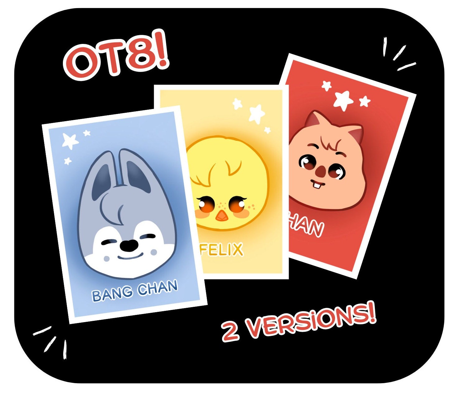 Stray Kids Skzoo PC Placeholder Filler Cards for PC Binders - Etsy