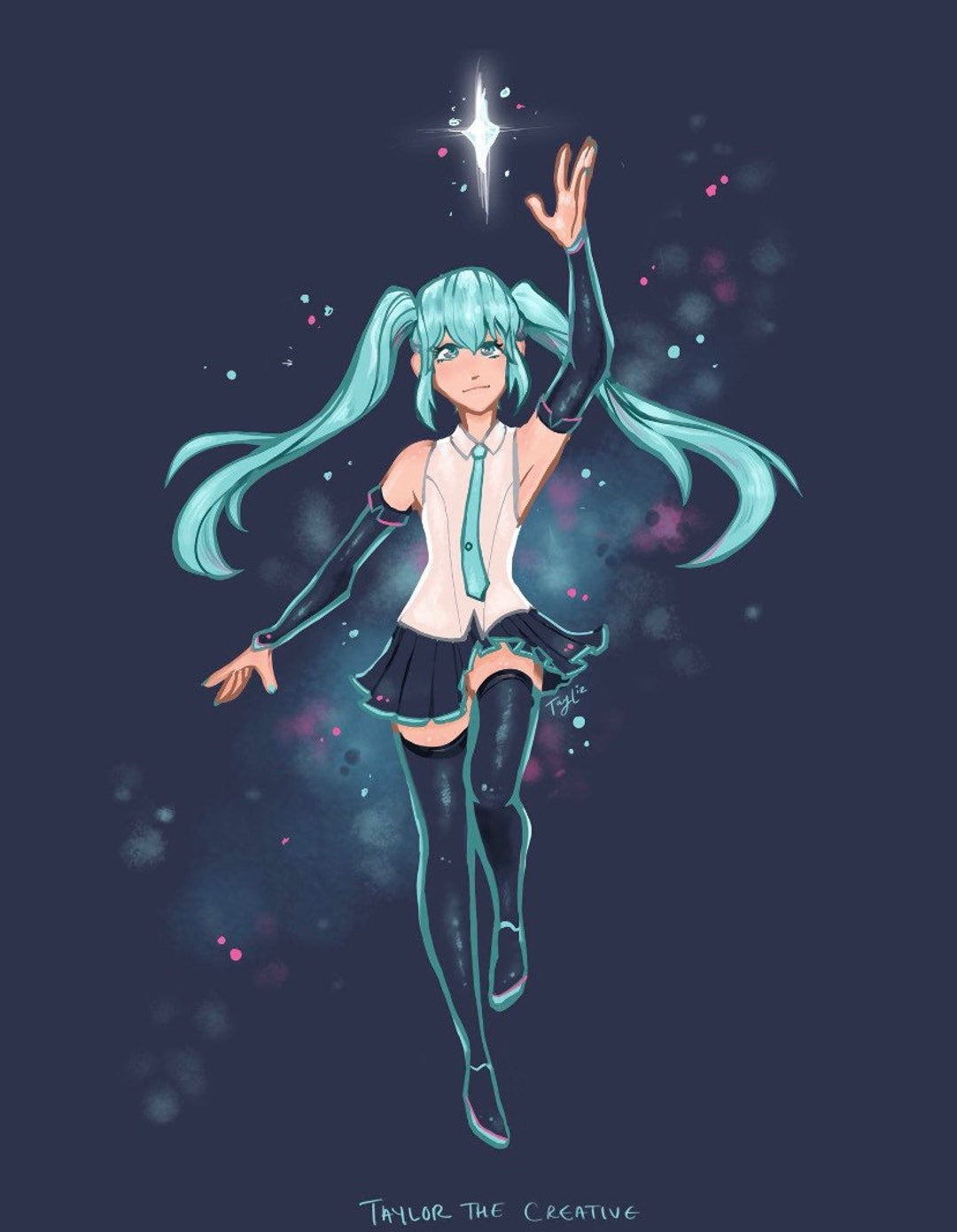Hatsune Miku Print - Etsy