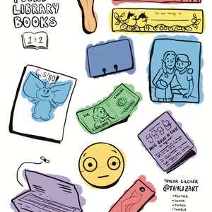 DIGITAL DOWNLOAD Vol 1 & 2: Things Found in Library Books Mini Zine - Etsy