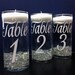 DIY Vinyl Table Numbers Choose Color of Vinyl Graphic - Etsy