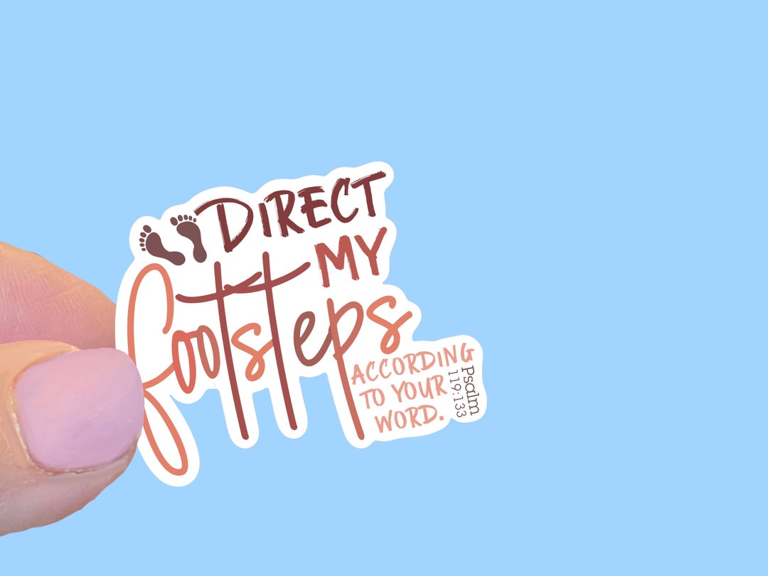 Direct My Footsteps According to Your Word, Christian Faith UV ...