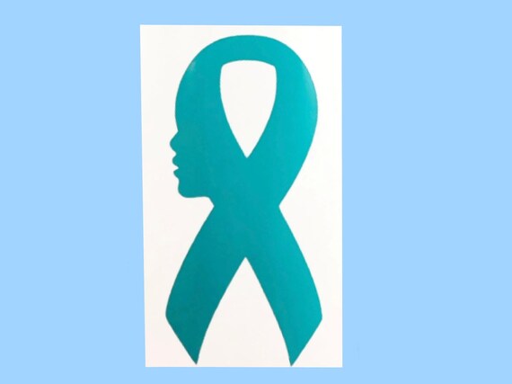 Facial Pain Trigeminal Neuralgia TMJ Awareness Ribbon Decal - Etsy