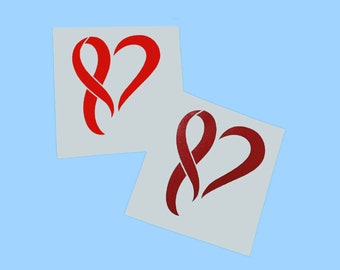 Heart Disease Ribbon - Etsy