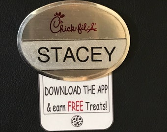 Name tag stickers | Etsy