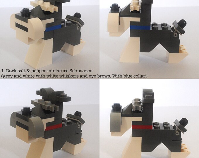 Customisable Lego Miniature Schnauzer - Etsy