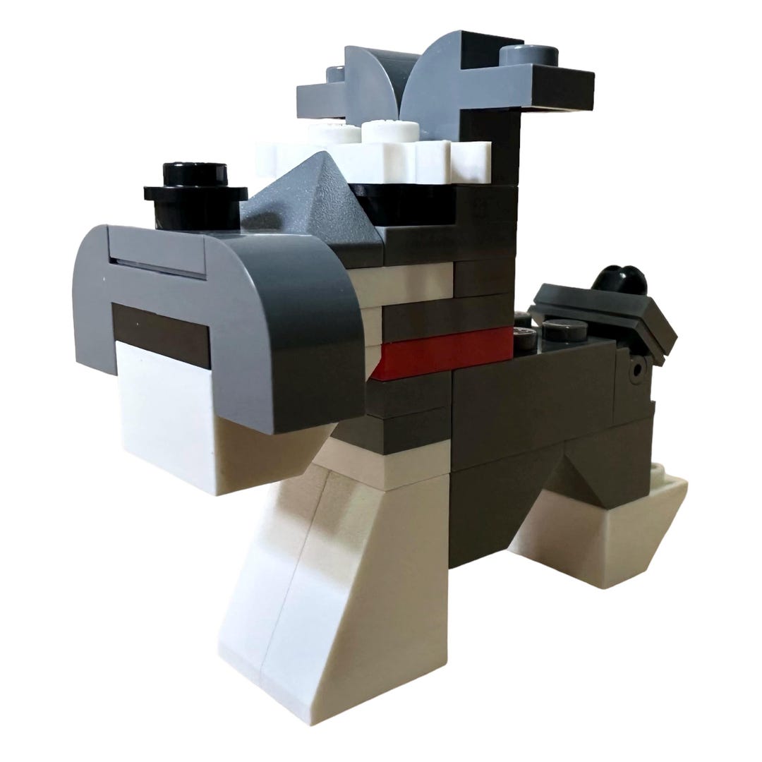 Customisable Lego Miniature Schnauzer - Etsy