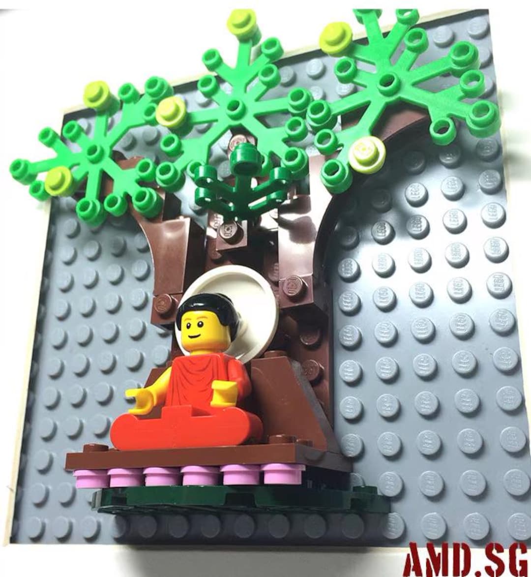 Lego Buddha Meditating Under the Bodhi Tree - Etsy