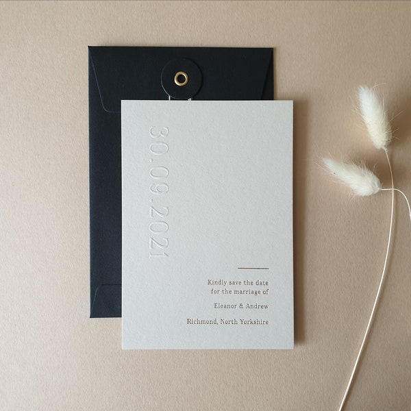 Square Save the Date - Etsy