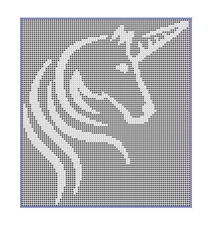 Easy Unicorn Head Outline Filet Crochet Pattern - Etsy