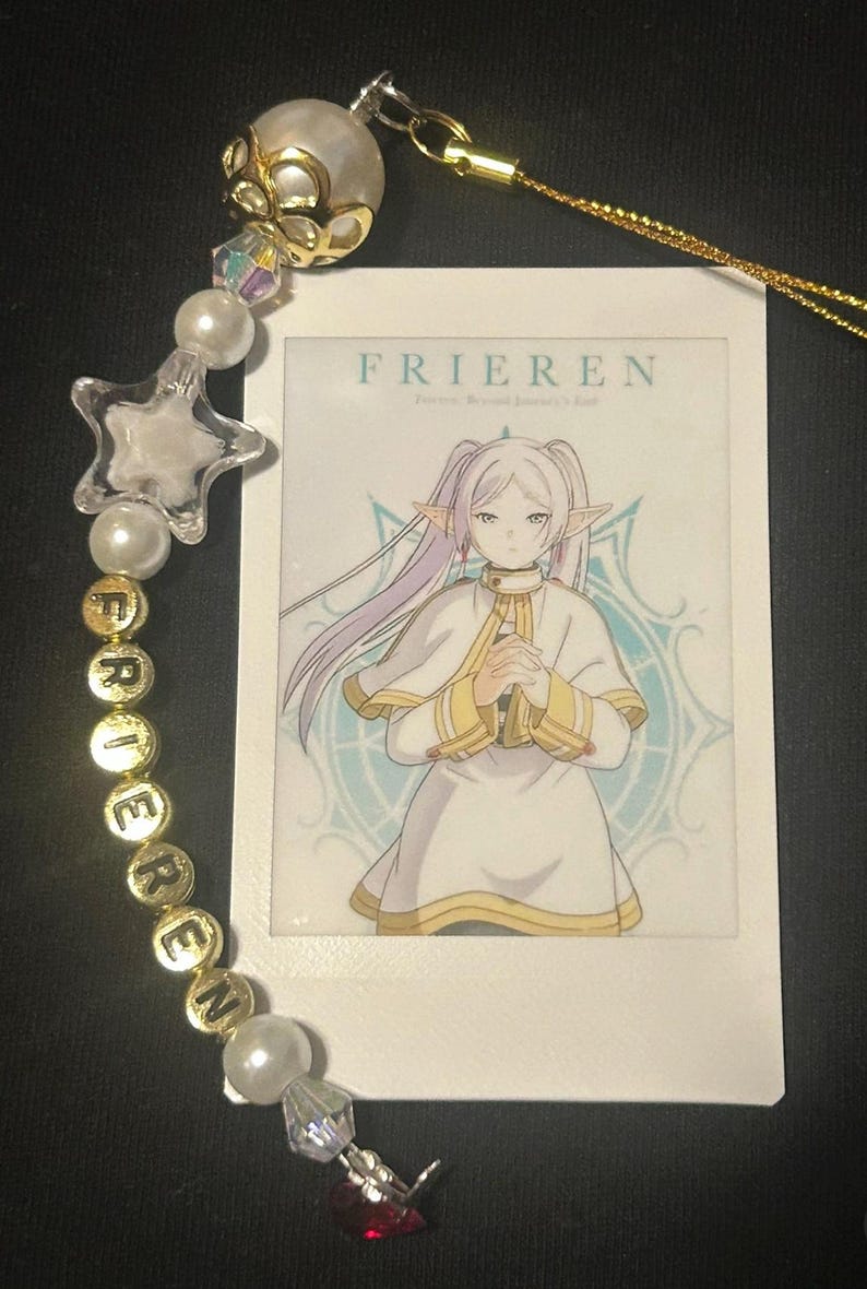 Frieren Character Keychain, Anime Game, Cosplay Fan Gift, Gamer ...