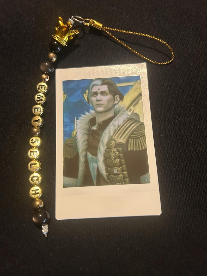 Final Fantasy XIV Character Keychain, Anime Game, Gamer Accessories - Etsy