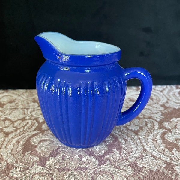 Blue Milk Pitcher - Etsy
