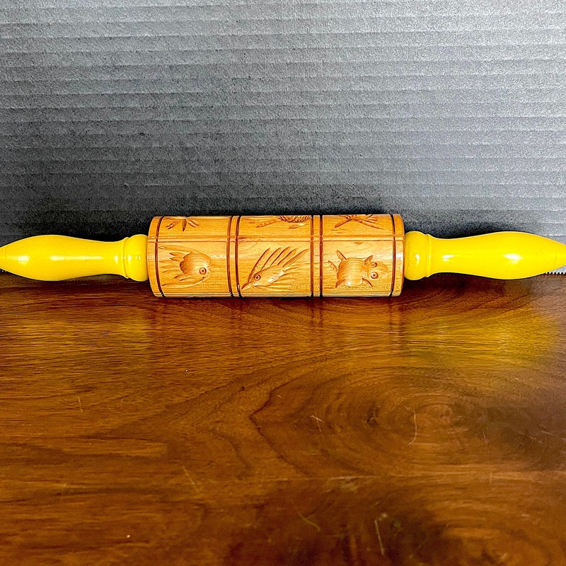 Carved Rolling Pin - Etsy