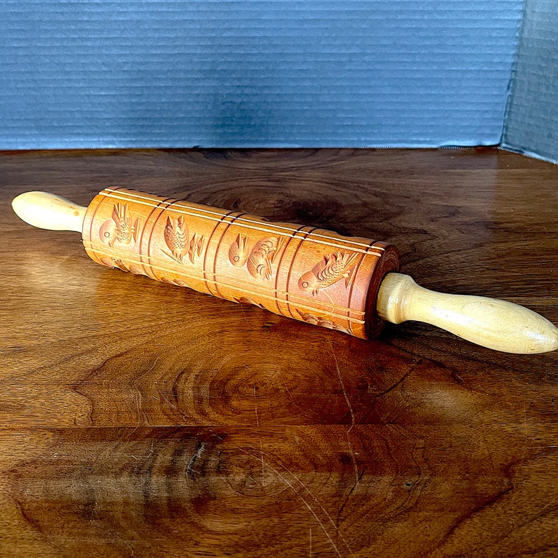 Carved Rolling Pin - Etsy