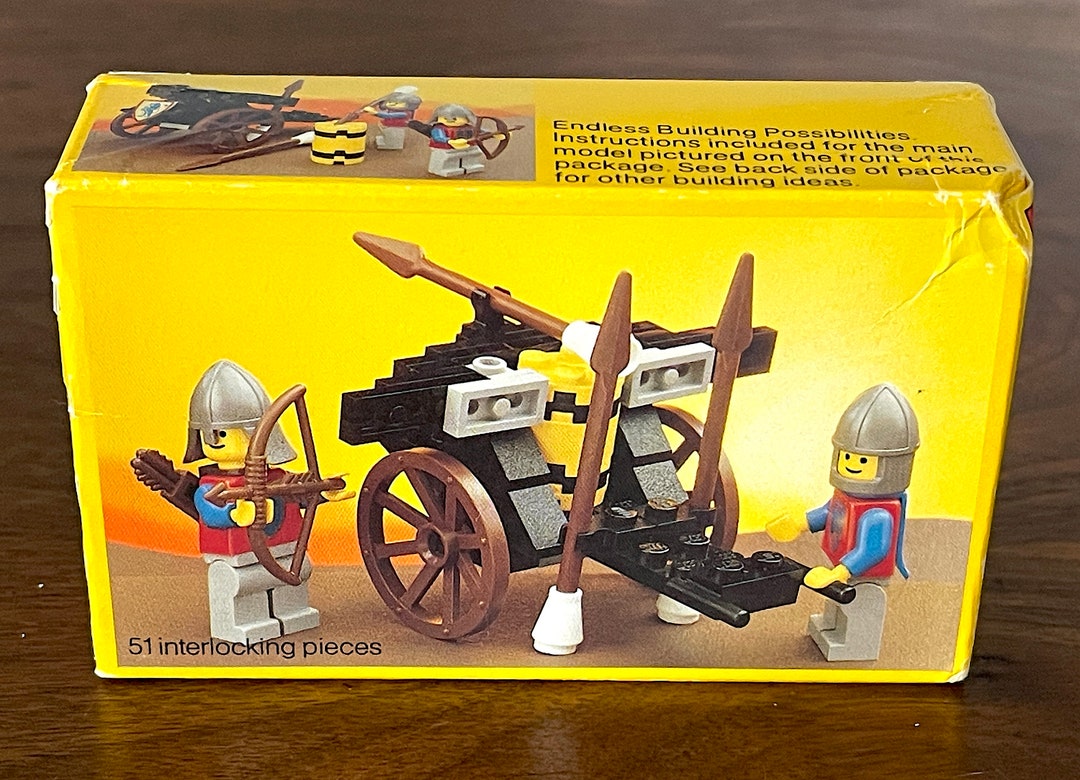 1986 Lego Unused, Sealed, Legoland, Castle System, "siege Cart" #6012 ...