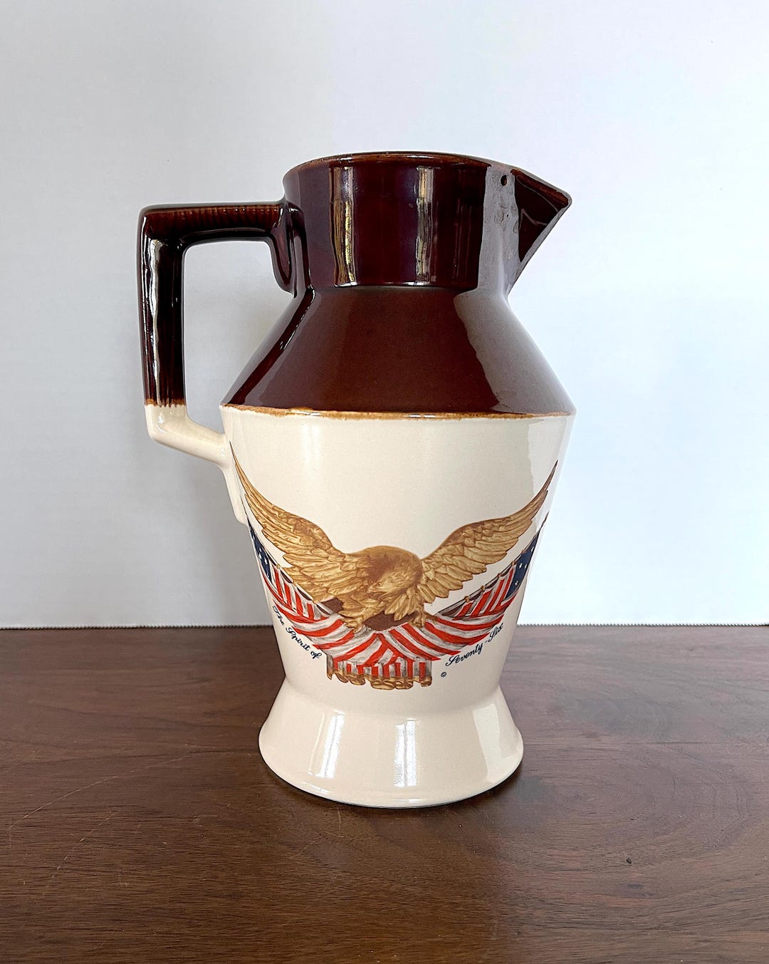 1960's-1970's 9" High, USA Pottery, 'spirit of Seventy Six' Ironstone ...