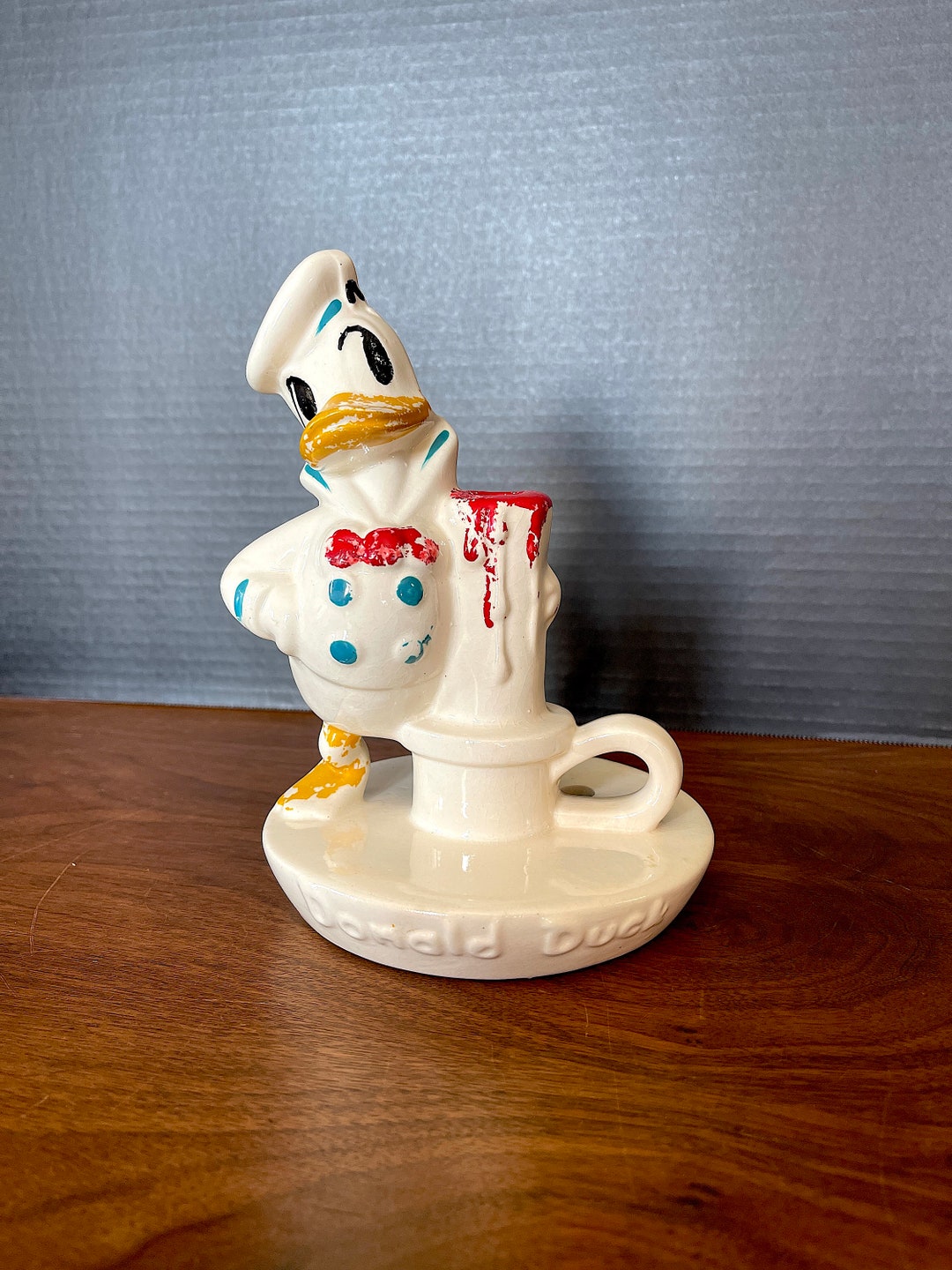 1940's Leeds China Co., Walt Disney, Donald Duck Night Light Ceramic ...