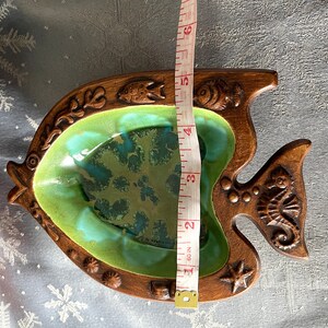 1970's Treasure Craft Large Sectioned Fish Shaped Relish Platter W ...