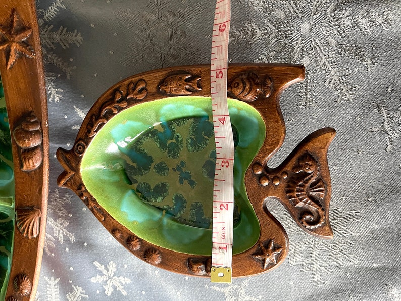 1970's Treasure Craft Large Sectioned Fish Shaped Relish - Etsy