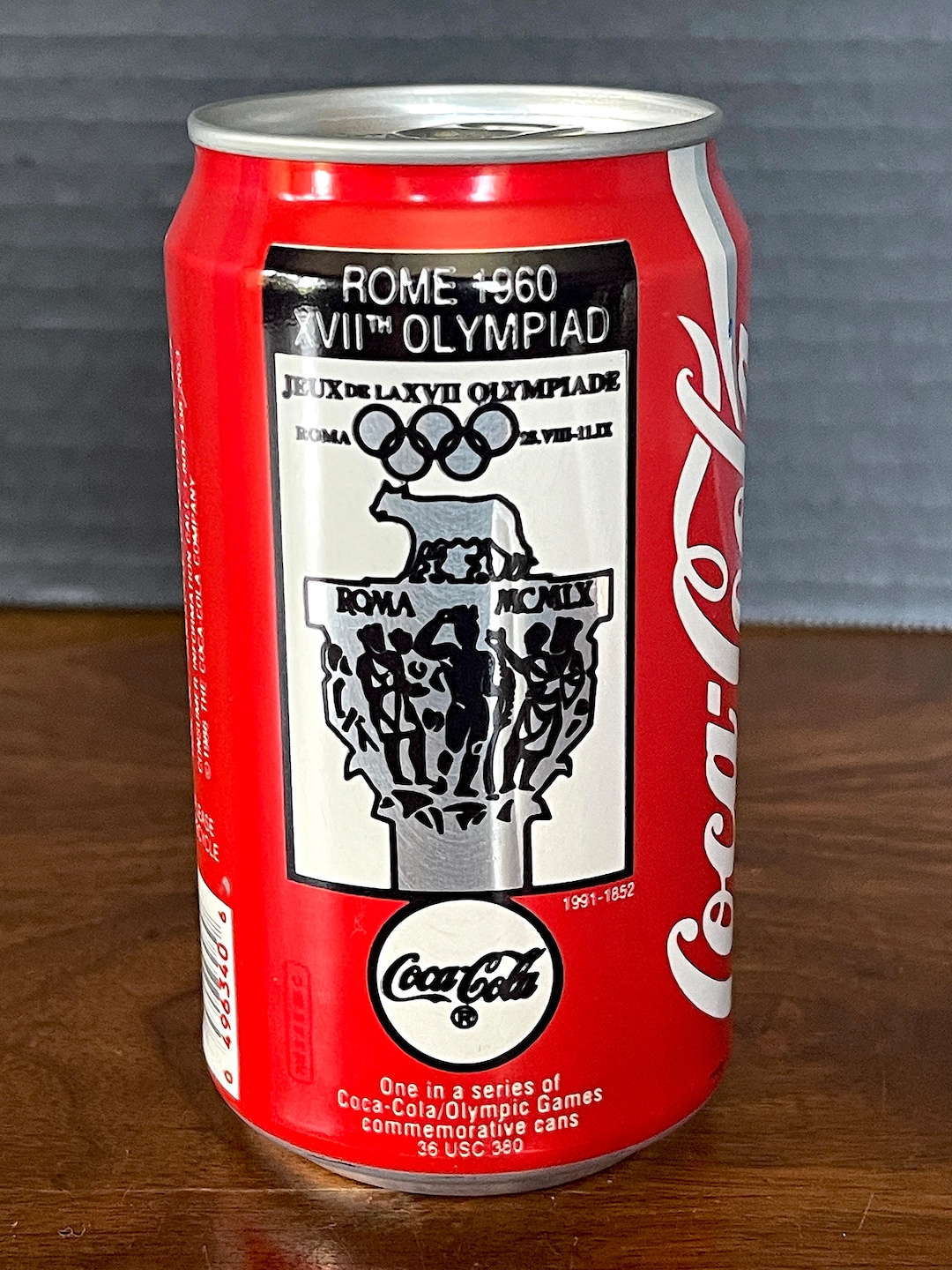1986 Coca-cola Olymic Games Commemorative Can, Rome 1960, XVII, Cameron ...