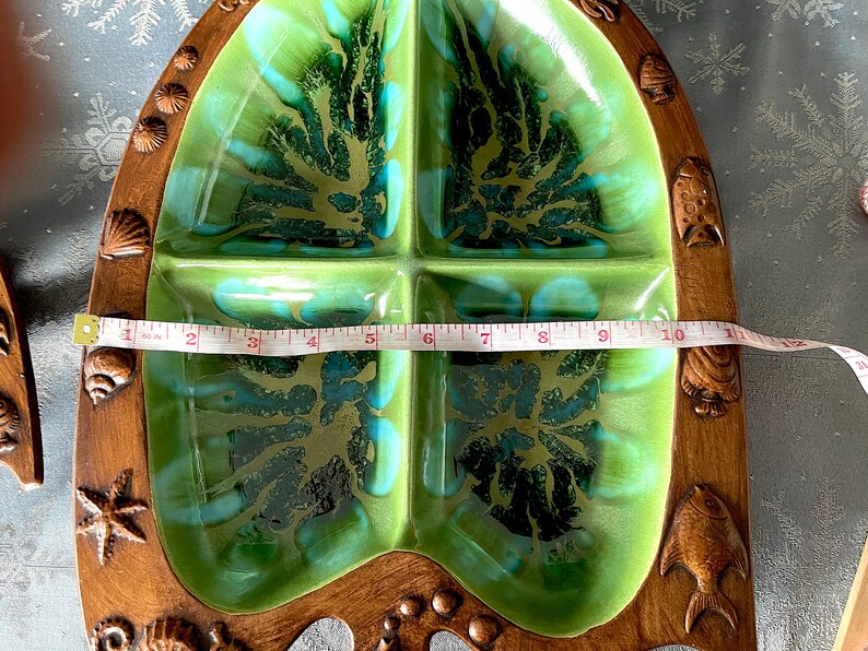 1970's Treasure Craft Large Sectioned Fish Shaped Relish - Etsy