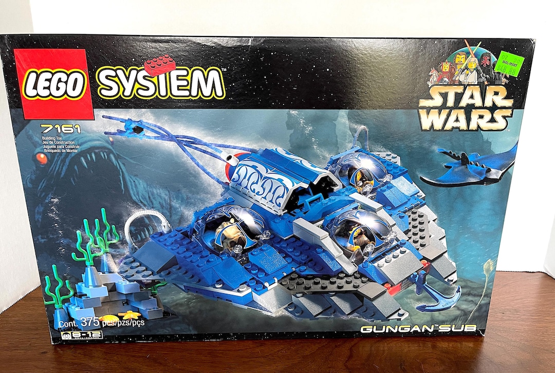 1999 LEGO System, Star Wars, Gungan Sub, #7161, 375 Pcs.,the LEGO Group ...