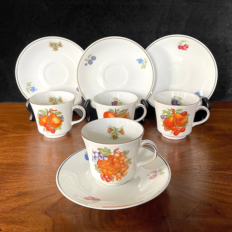 Fruit Themed Tea Saucer - Etsy
