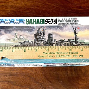 1980's-90's Tamiya Ship Model, yahagi Japan Light Cruiser, WWII Era ...