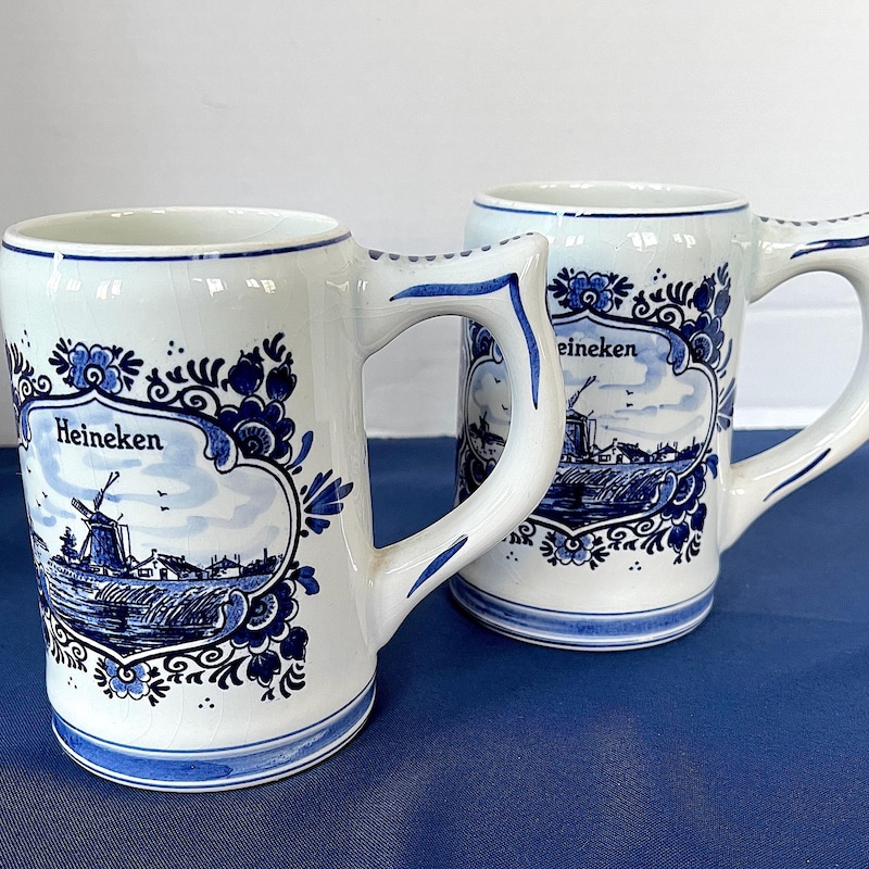 Delft Heineken Mugs - Etsy