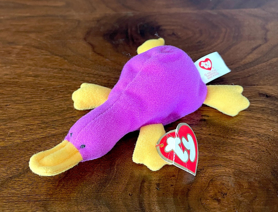 1996 TY Teenie Beanie Babies, "patti" the Platypus, MFD for Mcdonalds ...