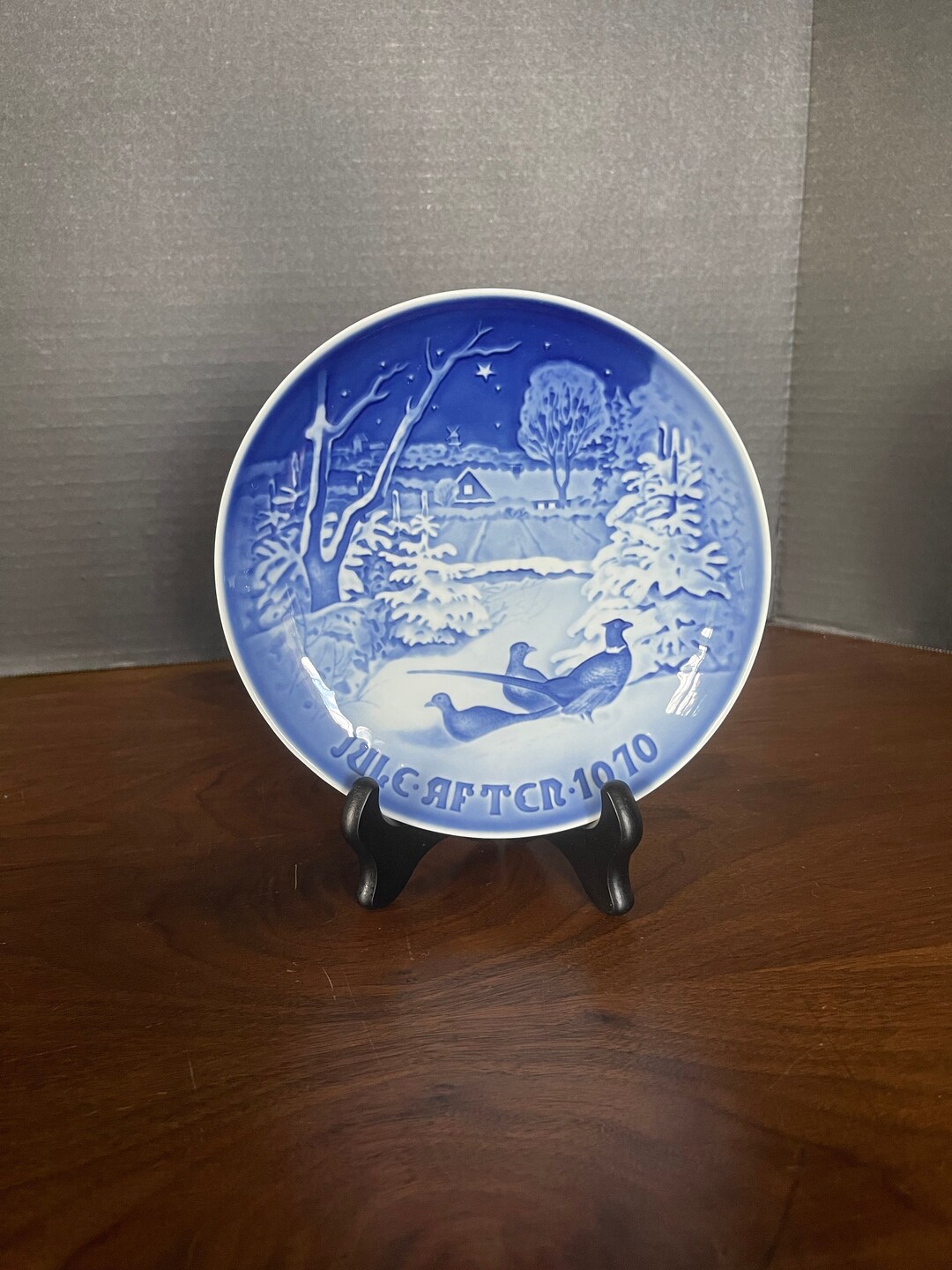 1970 "jule.aften", "pheasant's in the Snow at Christmas", Copenhagen ...