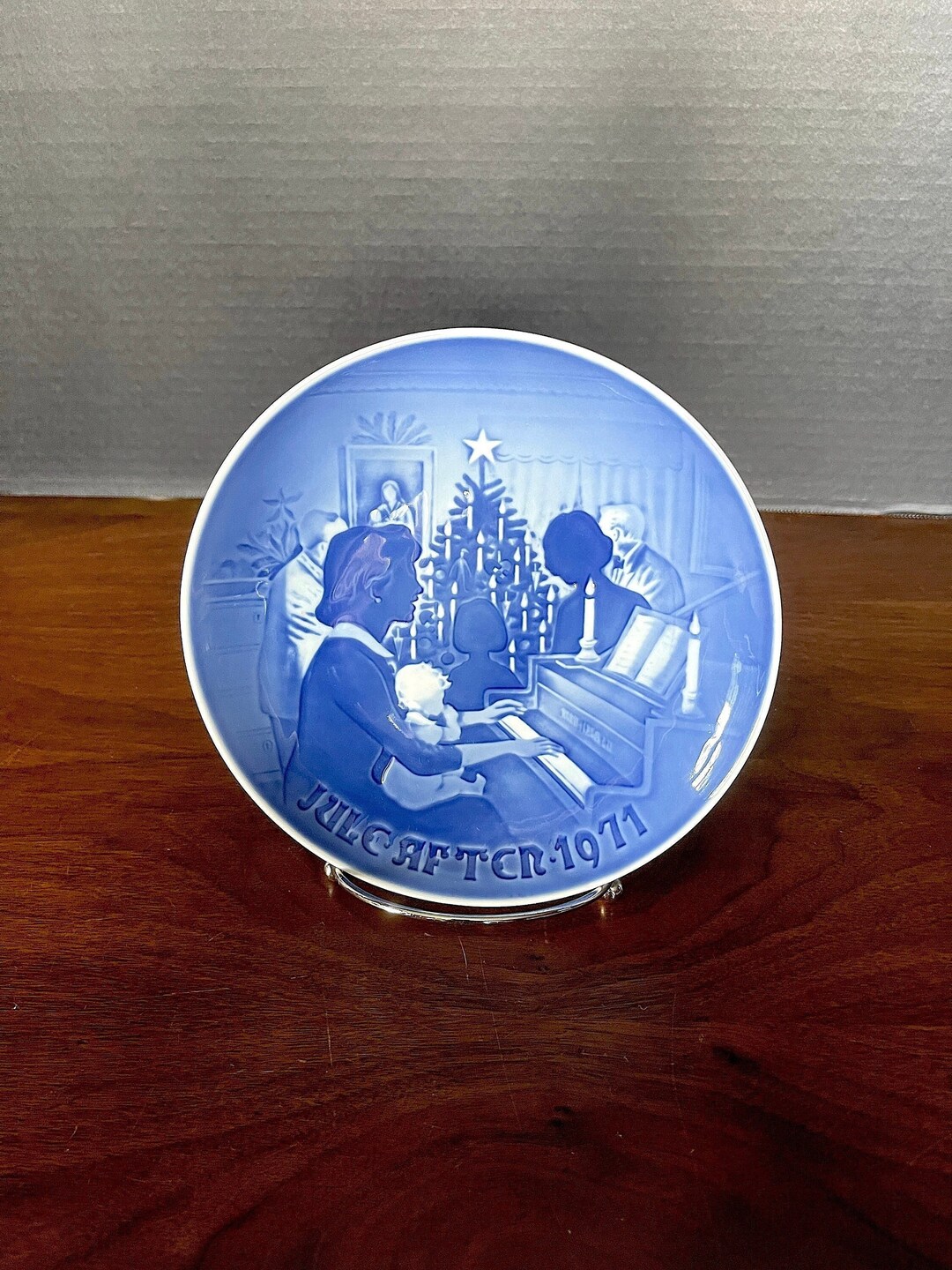 1971 "jule.aften", Christmas at Home, Copenhagen Porcelain, Limited Ed ...