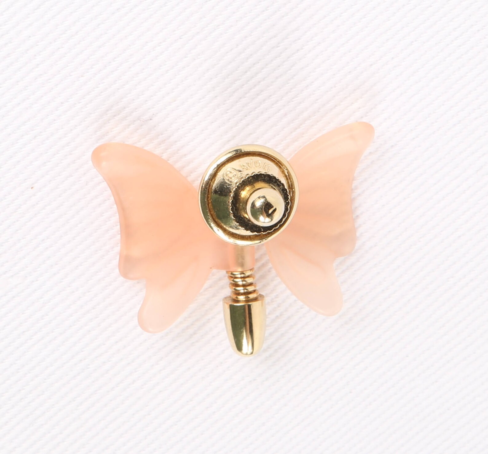 1970's AVON Butterfly Pin AVON Pink Molded Acrylic Posable | Etsy