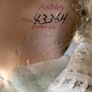 1991 ashley by Helen Kish, Hamilton Heritage, 43364 1991HC, Porcelain ...