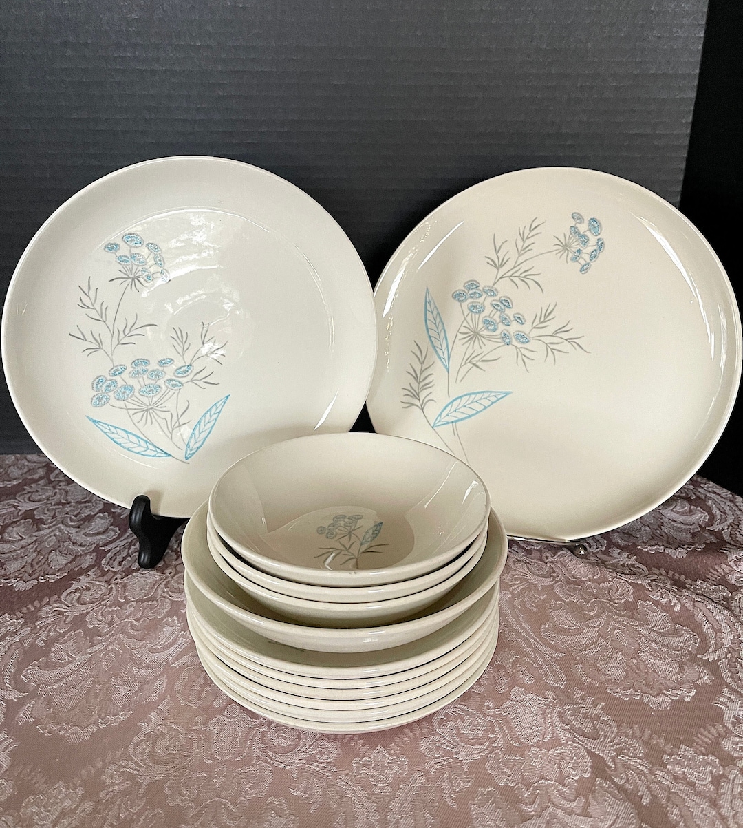 1960's 12 Items Royal Stetson "royal Maytime" 12 Pcs. Sold Tog. Modern ...