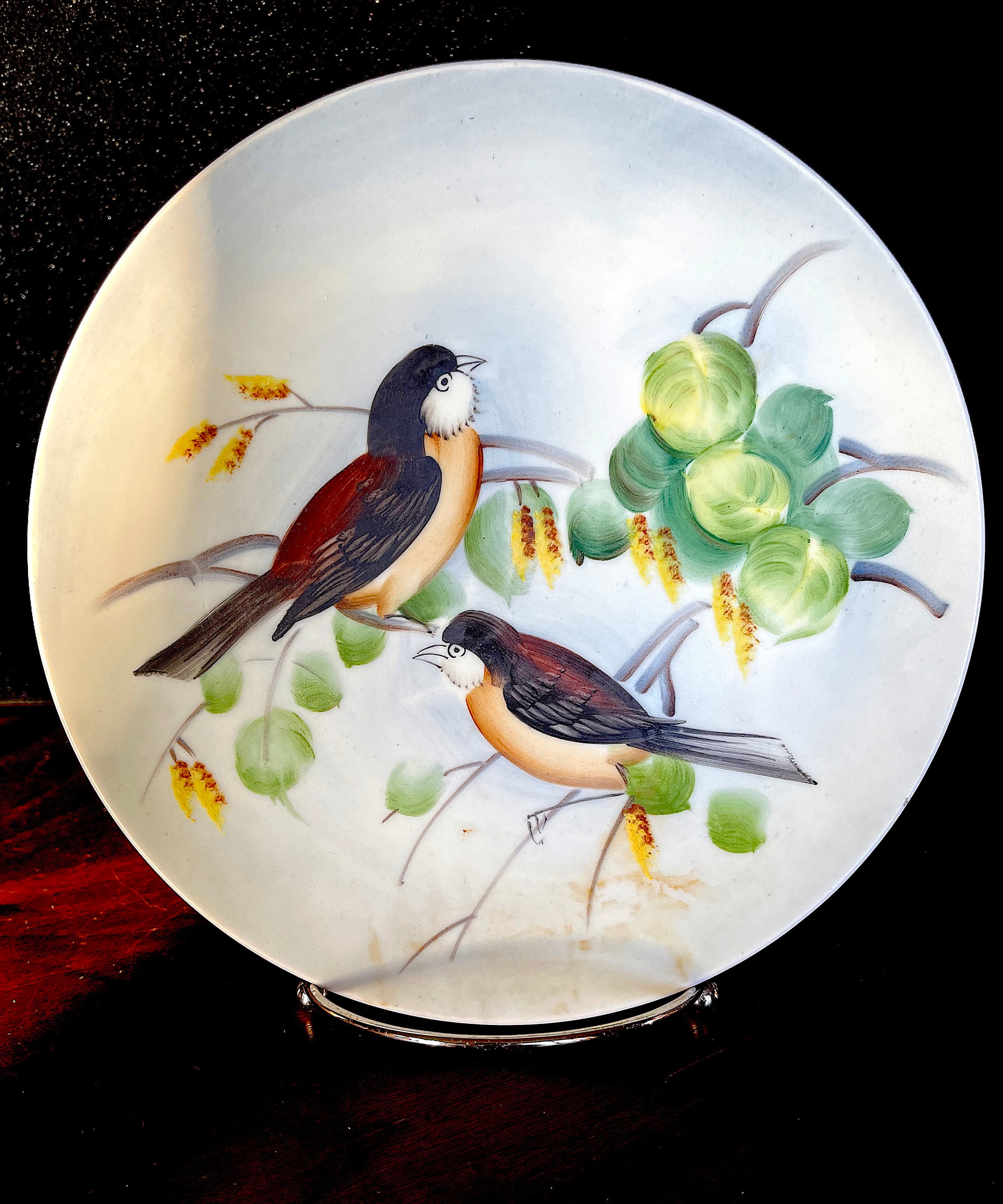 1960's-70's Lefton China Chickadee Wall Plate SL - Etsy
