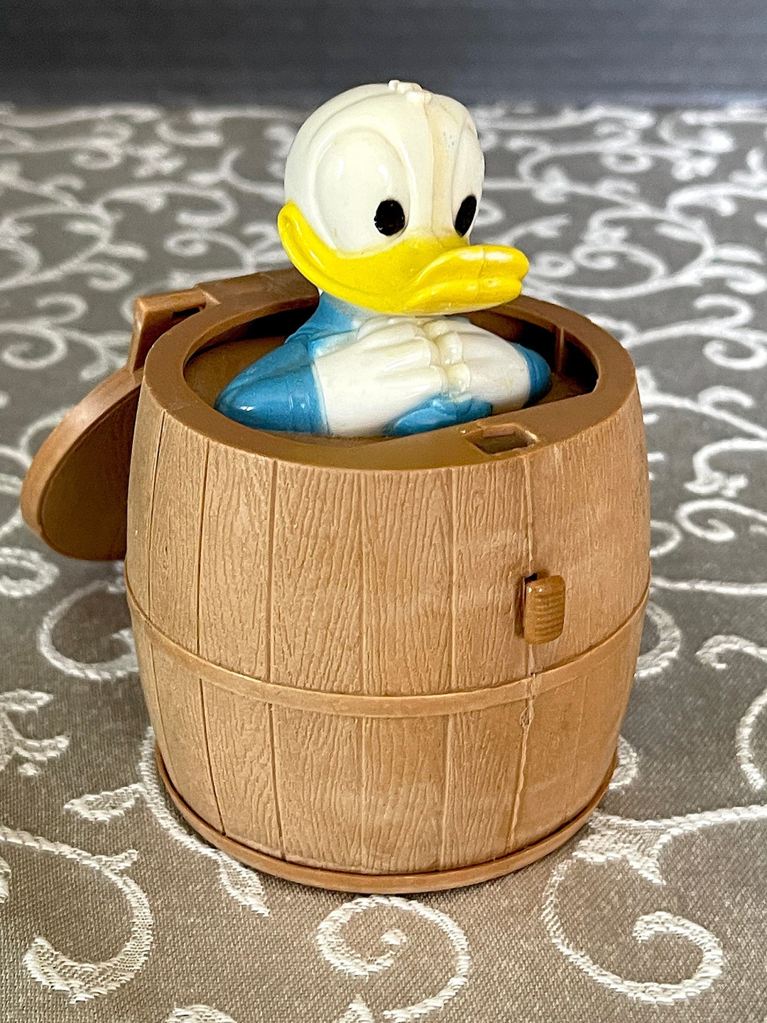 1950's-60's Pop Pal, Walt Disney Donald Duck, Push Button Pop up and ...