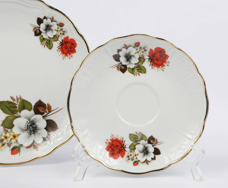 Bavaria Tea Set Gold Trim : Eschenbach Tea Cup And Saucer Reine Weiss ...