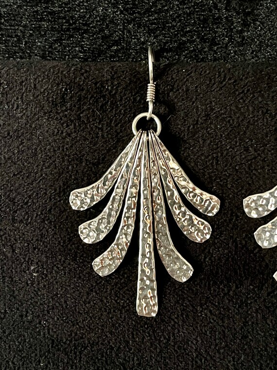1970’s-80’s Magnificent MEXICO Sterling Fringe Dangle… - Gem