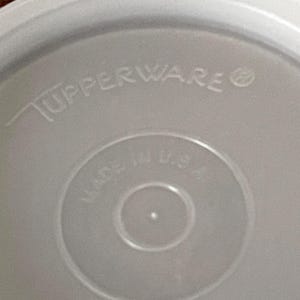 1970's Tupperware 3 Pc Parfait Cups, Set of 6, Grey Cup, Detachable ...