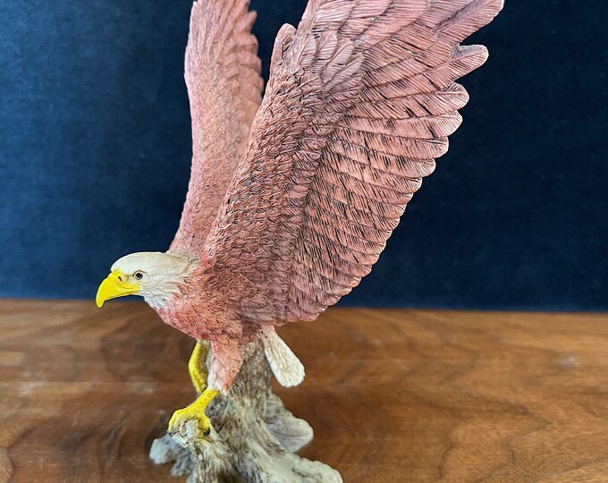 1988 Resin, Original by Castagna, Made in Italy, Bald Eagle Figurine ...
