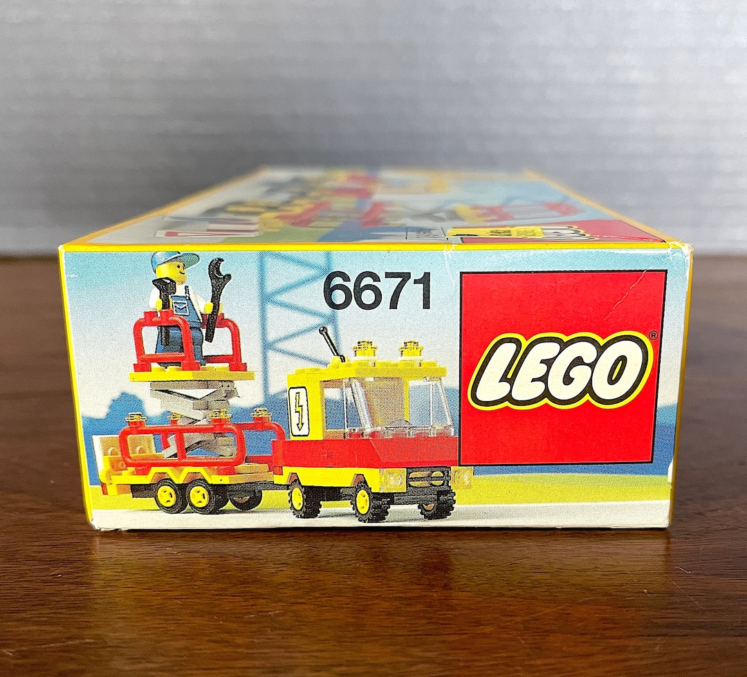 1989 Lego Unused, Sealed, Legoland, Town System, "utility Repair Lift ...