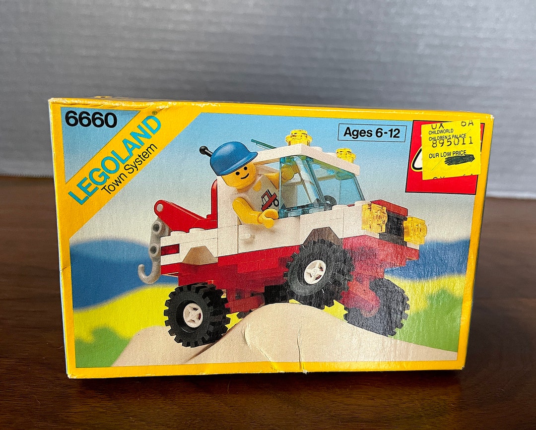 1989 Lego Sealed, Unused, Legoland, Town System, "hook & Haul Wrecker ...