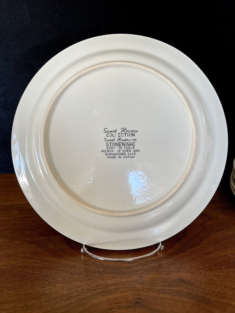 1970's-disc. Sweet Flowers Ironstone by Japan Dinner - Etsy