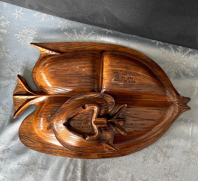 1970's Treasure Craft Large Sectioned Fish Shaped Relish - Etsy