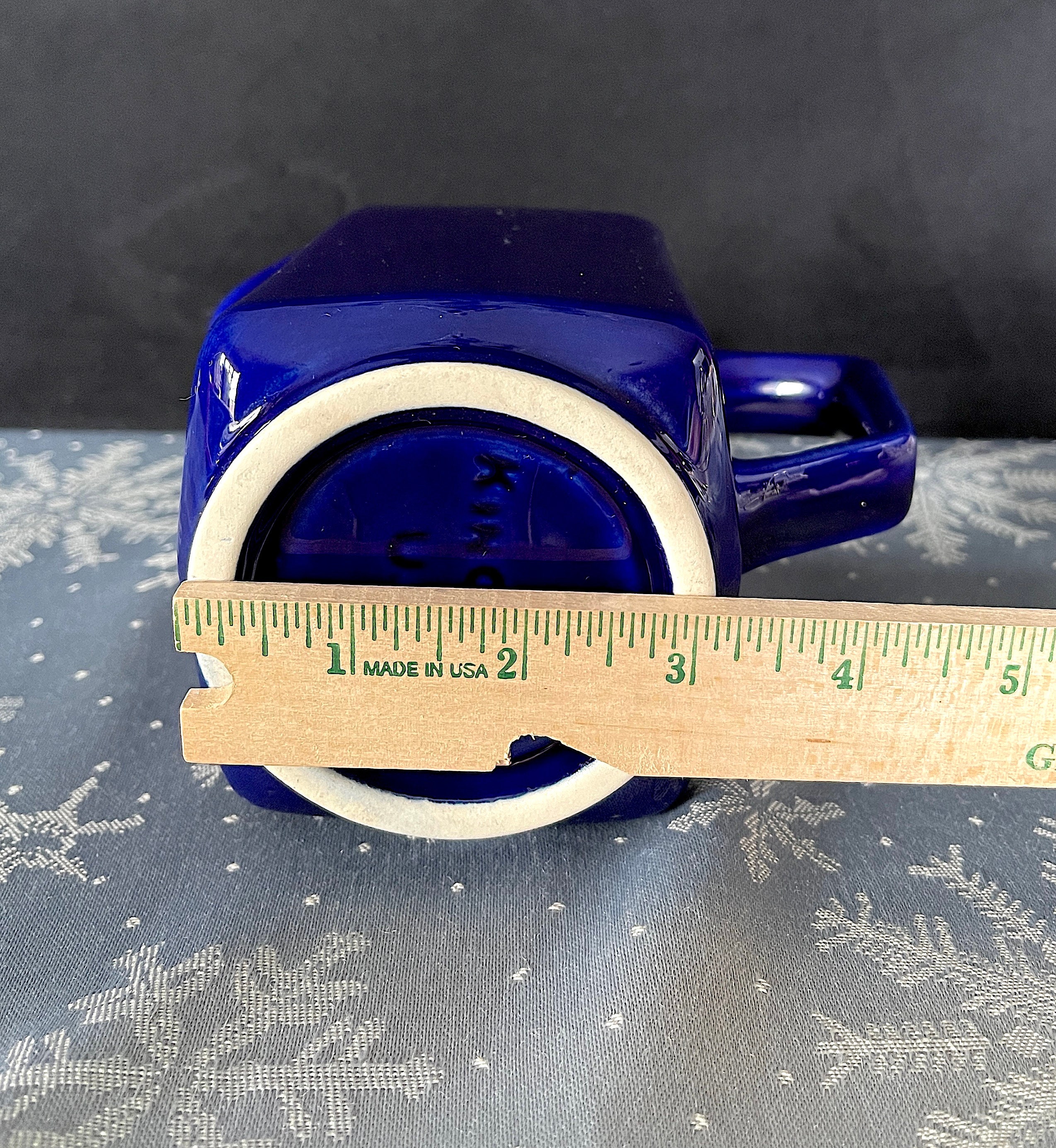 1970's KINGWOOD USA Cobalt Mid Cent. Mod. Squarish - Etsy