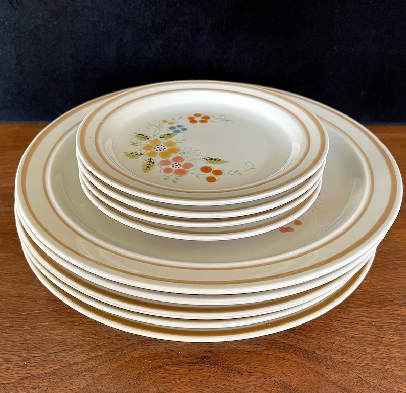 1970's-disc. Sweet Flowers Ironstone by Japan Dinner - Etsy